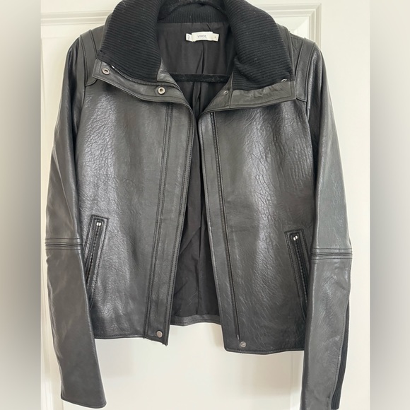 Vince | Jackets & Coats | Vince Leather Jacket | Poshmark
